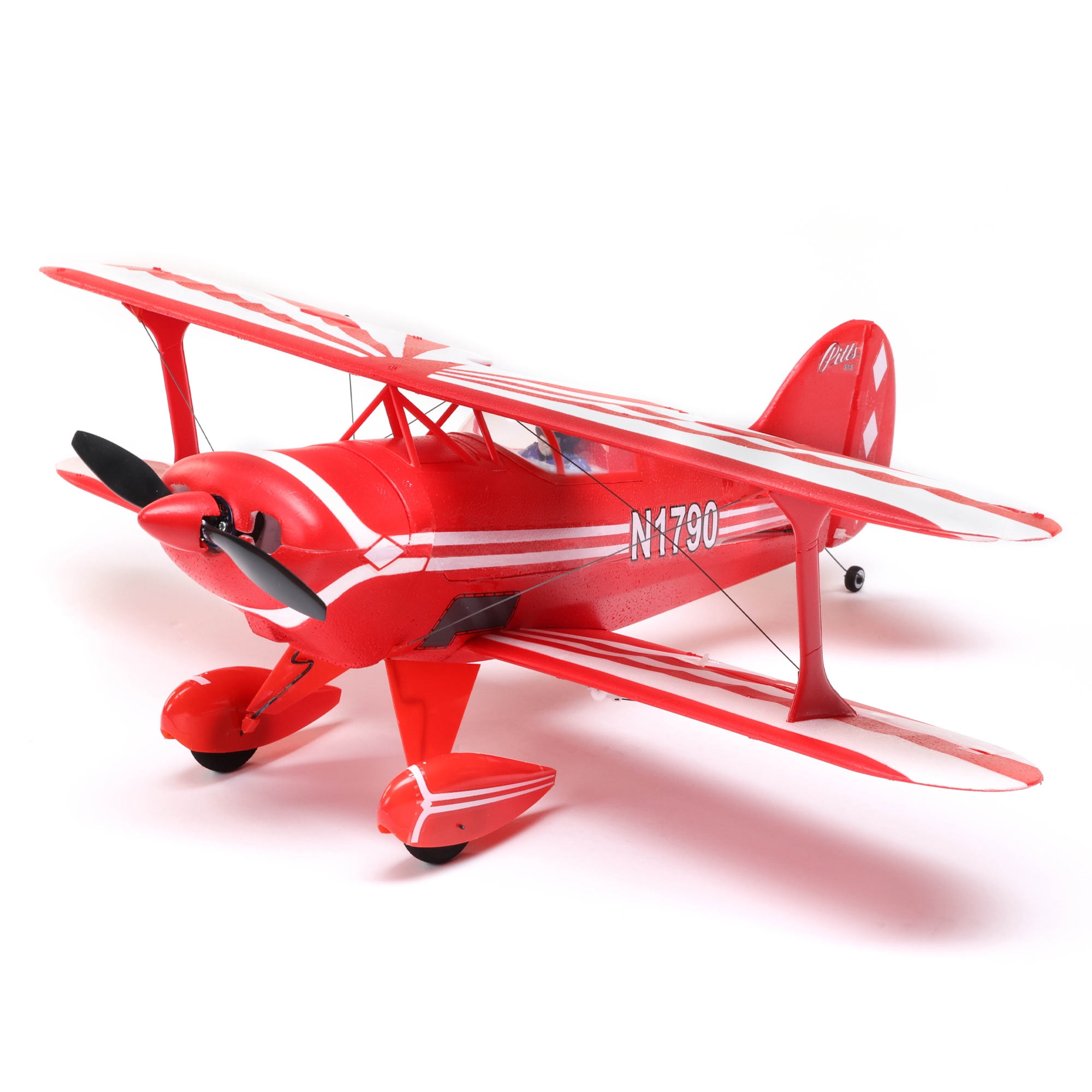 E-flite RC Airplane UMX Pitts S-1S BNF Basic Transmitter Battery and ...