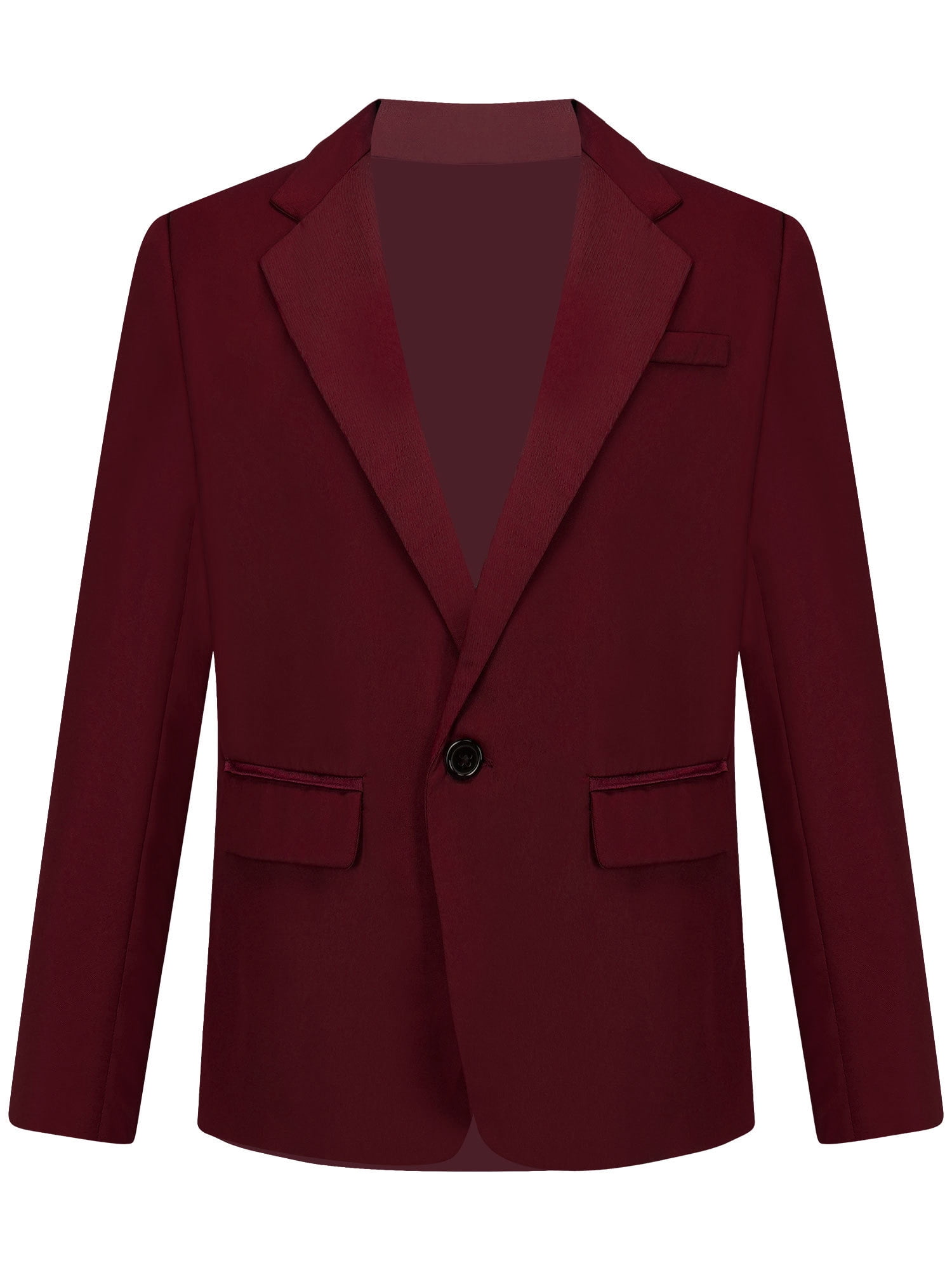 IEFIEL Kids Boys Formal Party Blazer Gentleman Dress Up Long Sleeve One ...