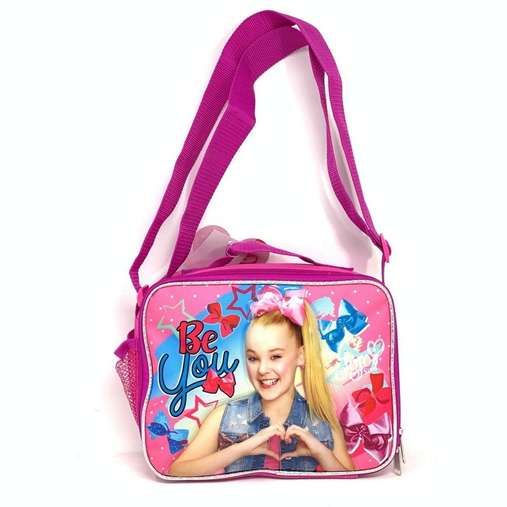 JoJo Siwa Insulated Lunch Bag Snack Bag with Adjustable Shoulder Straps ...