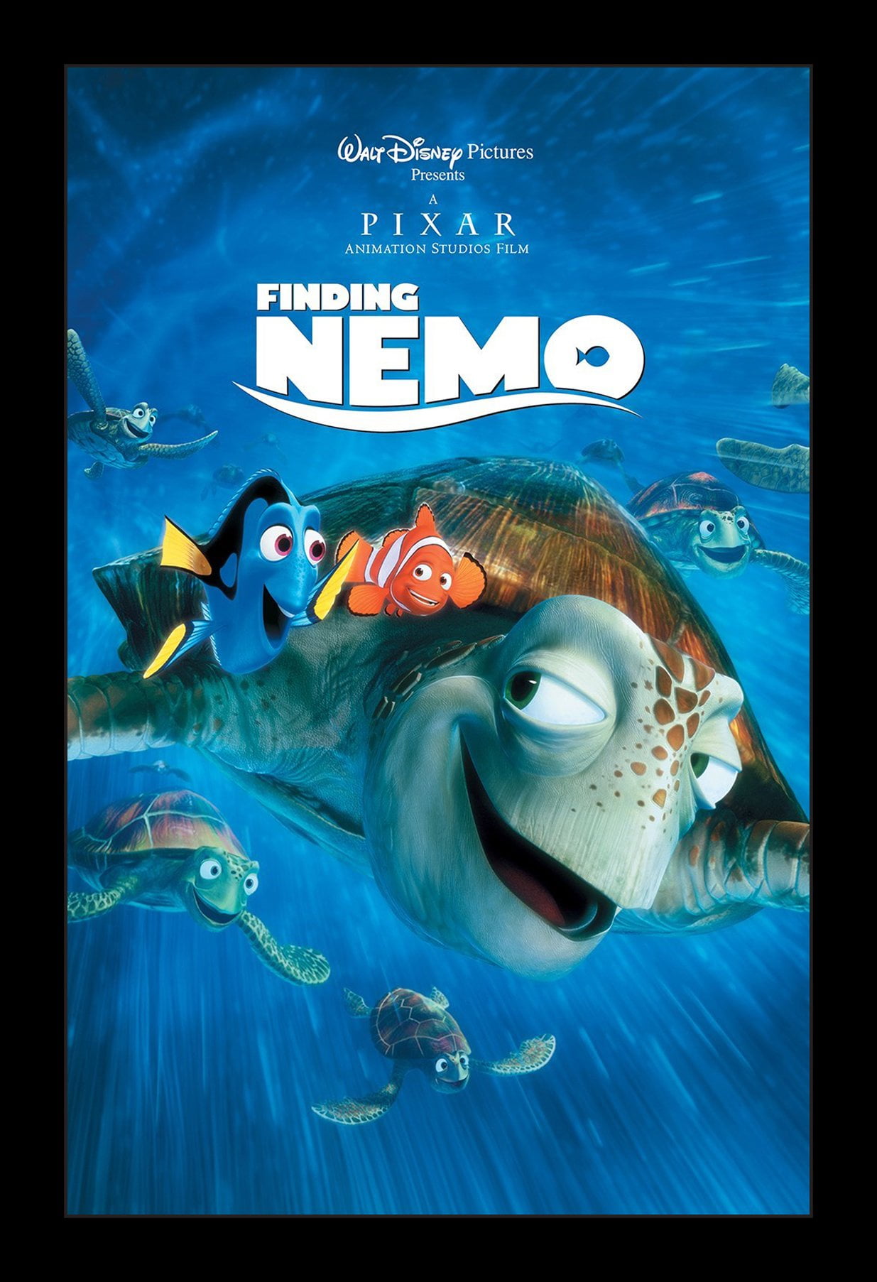 FINDING NEMO - 11x17 Framed Movie Poster - Walmart.com
