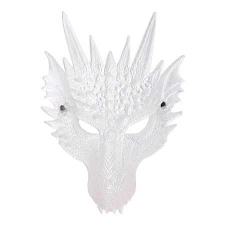 Movie Theme Dragon Unisex Half Face Cover Dinosaurio Animal for Stage ...