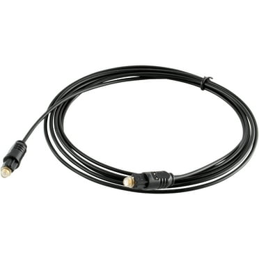 Skywalker 3ft Digital Audio/Video Optical Toslink Cable (Clear ...