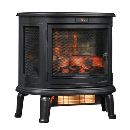 Duraflame 3D Curved Front Infrared Electric Fireplace with Remote ...