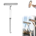 5 In 1 Window Cleaning Brush,Retractable Grid Cleaner with Spray ...