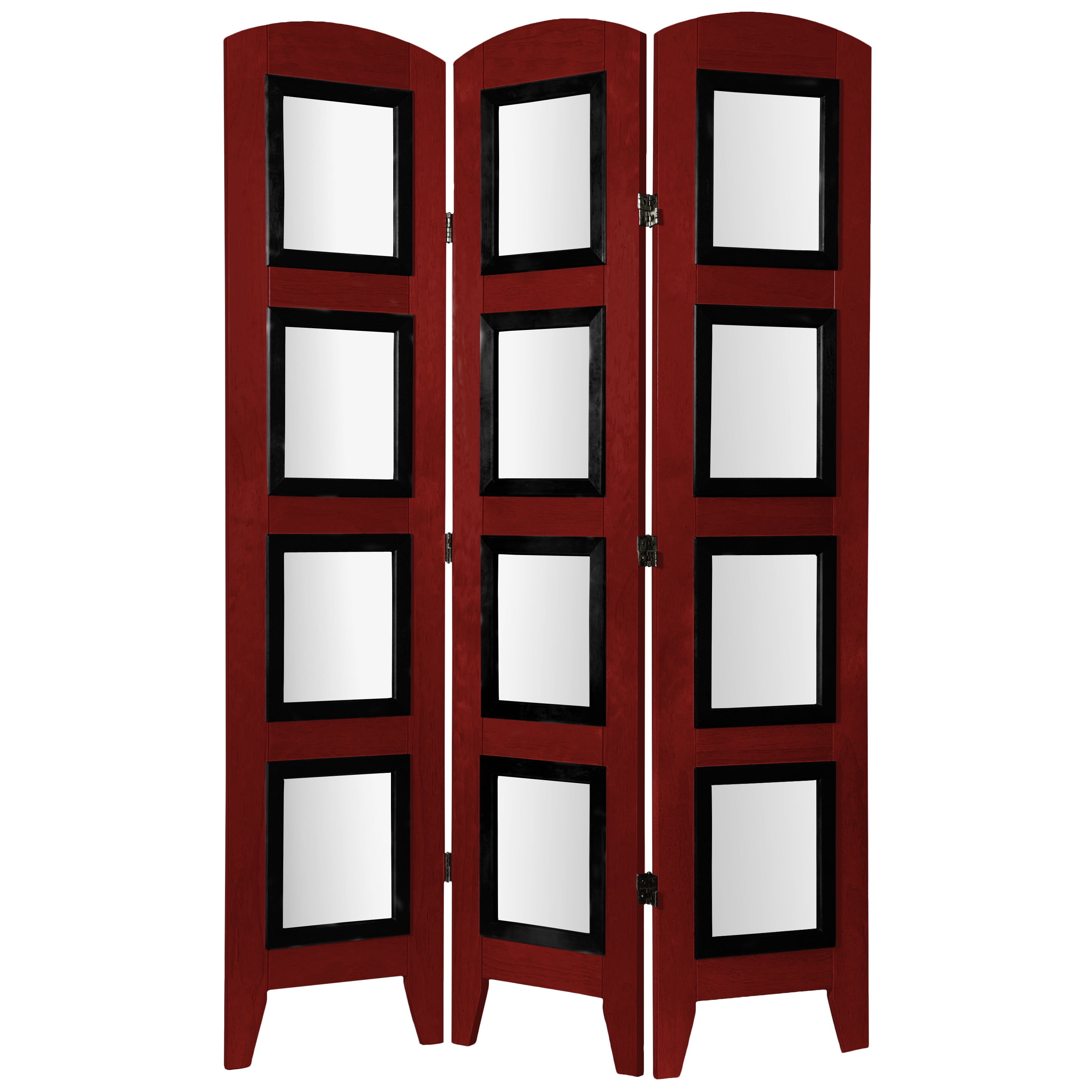 5 1/2 ft. Tall Wood Panel Photo Frame Display Screen - 3 Panel ...