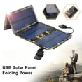 80W Solar Panel Charger with USB Folding Design, Portable Phone Charger ...