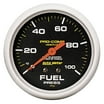 AutoMeter 9171-UL AirDrive Fuel Pressure Gauge; 2-1/16 in.; Silver Dial ...