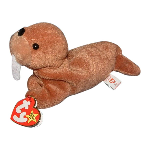 Ty Beanie Baby: Tusk the Walrus | Stuffed Animal | MWMT - Walmart.com