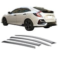 Ikon Motorsports Window Visors Compatible With 2017-2021 Honda Civic ...