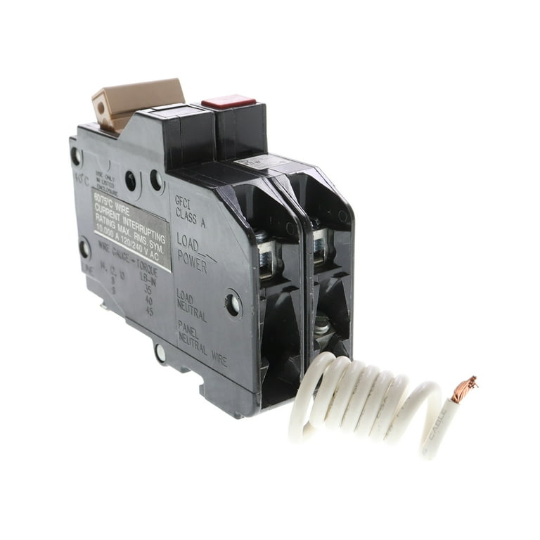 Eaton Type CH 50-Amp 2-Pole Ground Fault Circuit Breaker At, 51% OFF