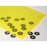 1/8" (0.118") Yellow Neon Fluorescent Acrylic Plexiglass Sheet 12"x12 ...