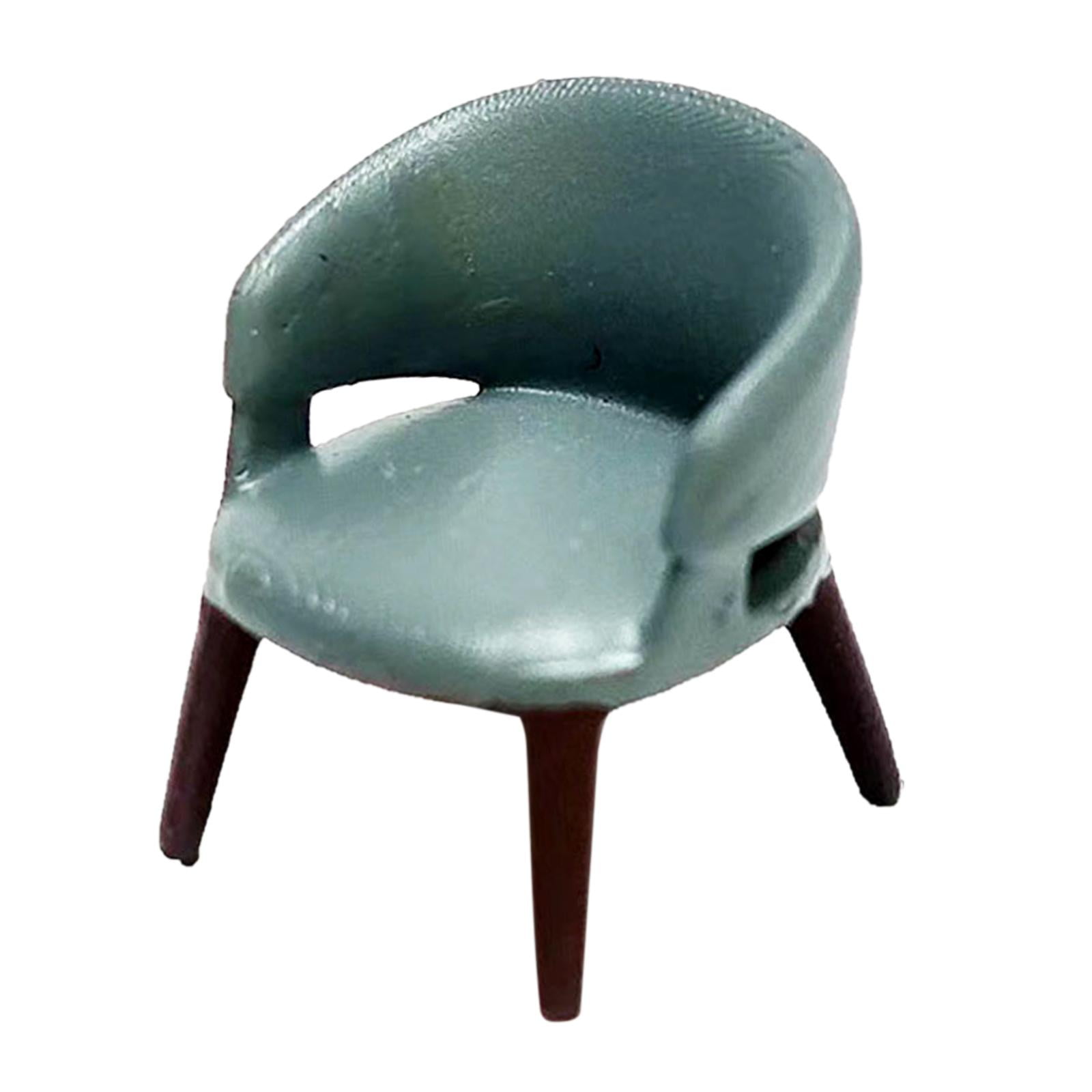 Miniature 1/87 Scale Armchair 1:87 Scale Arm Chair Resin DIY Layout Scenery Accs Hand Painted 1/ ...