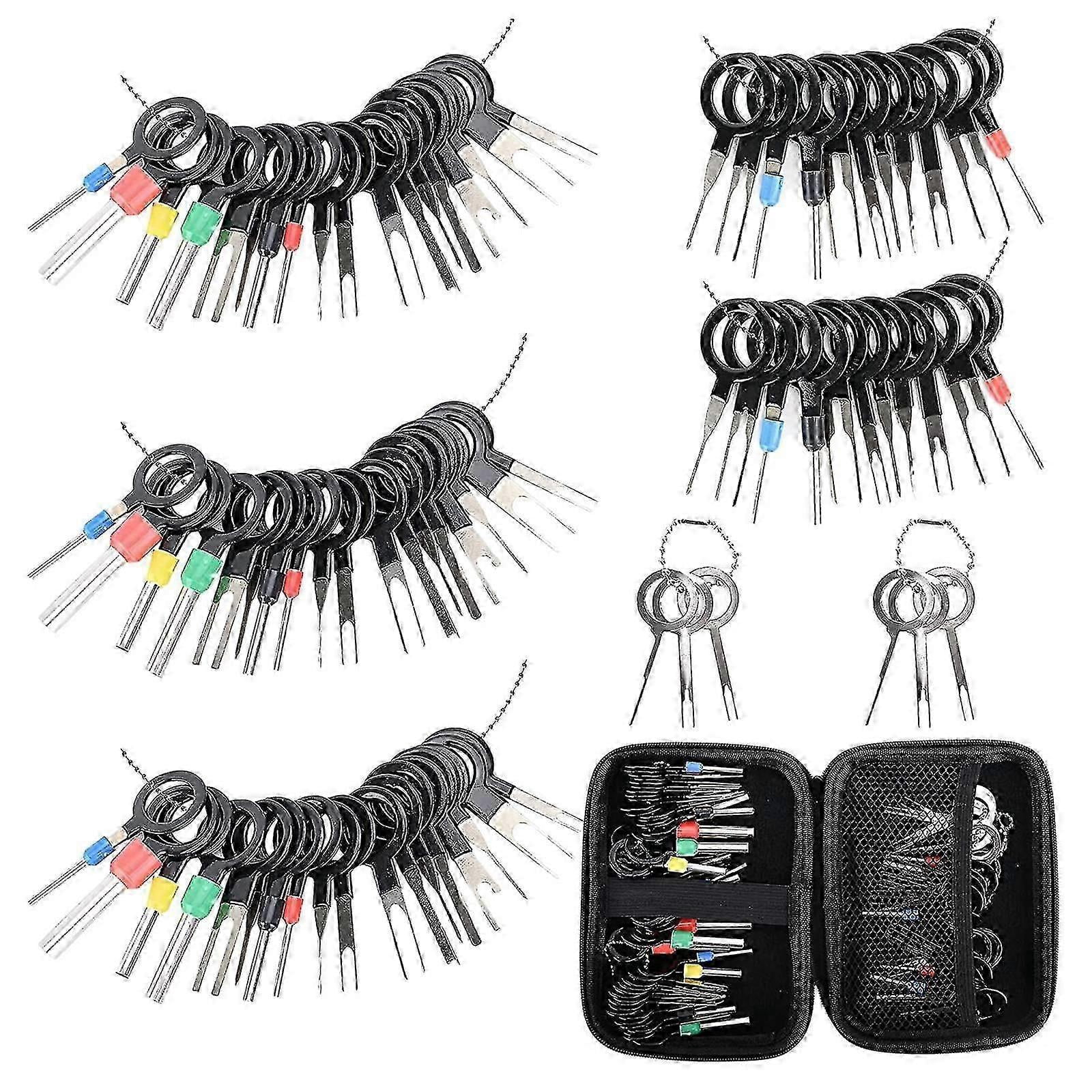 82pcs Terminal Extractor Removal Tool Kit Depinning Key Tool Set For ...