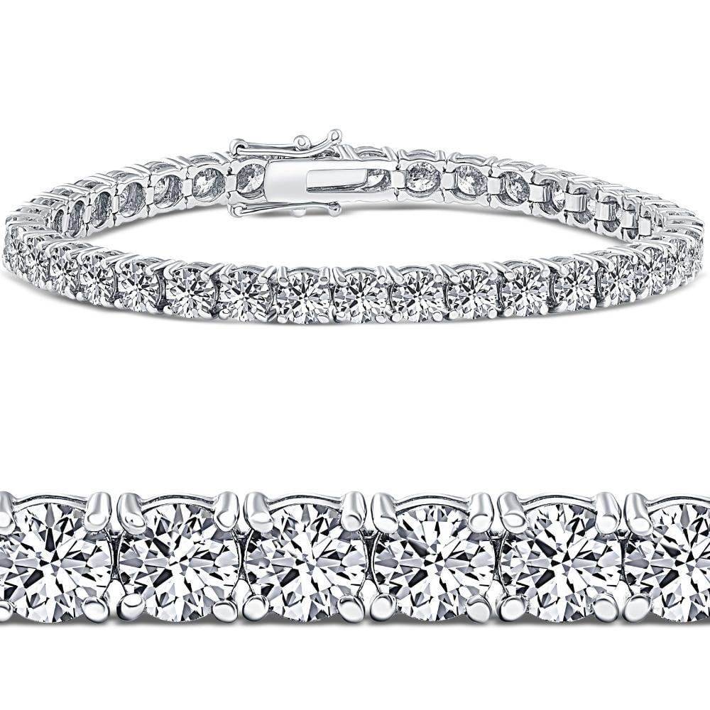 Click here for Pompeii3 10 Ct Lab-Created Diamond Tennis Bracelet... prices