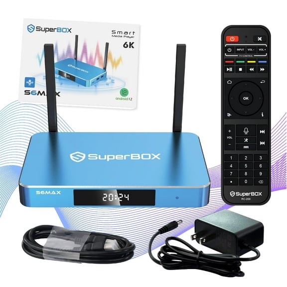 SuperBox S5 Max 2025 with Voice Remote – Smart TV Box, 4GB RAM+64GB ROM ...