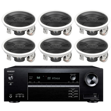 Home Theater Sound System Yamaha 5.1-Ch Bluetooth 4K Home Theater ...