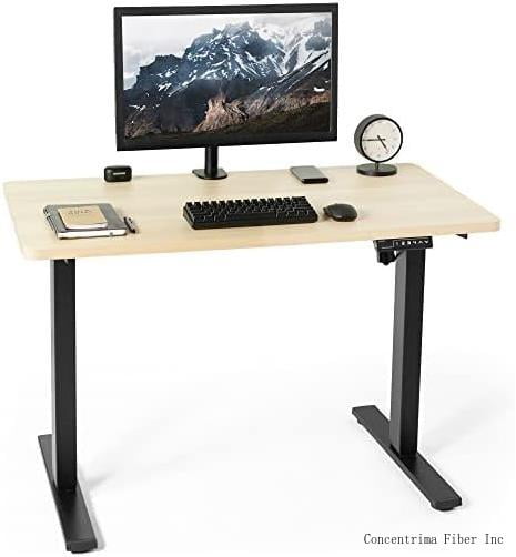 Electric Height Adjustable 43 X 24 Inch Memory Memory Stand Up Desk ...