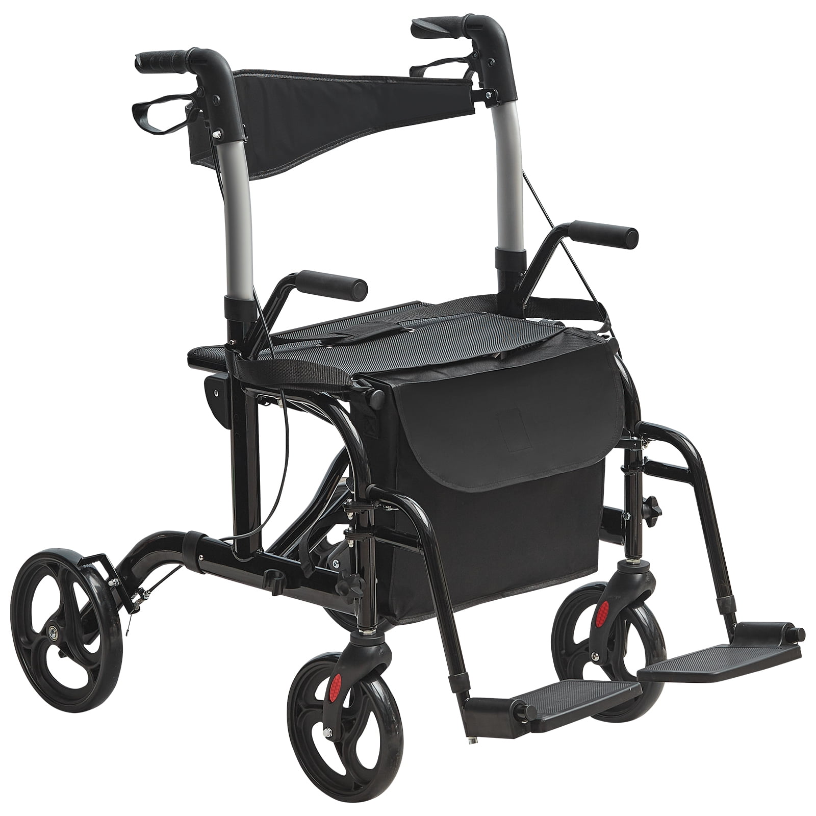 Click here for Vevor 2 In 1 Rollator Walker & Transport Chair For... prices