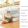 VUOHOEG Refrigerator Organizer Bins 6 Liters Clear Stackable Pull Out ...