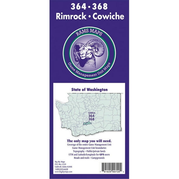 Big Sky Washington RAMS GMU Maps - Walmart.com