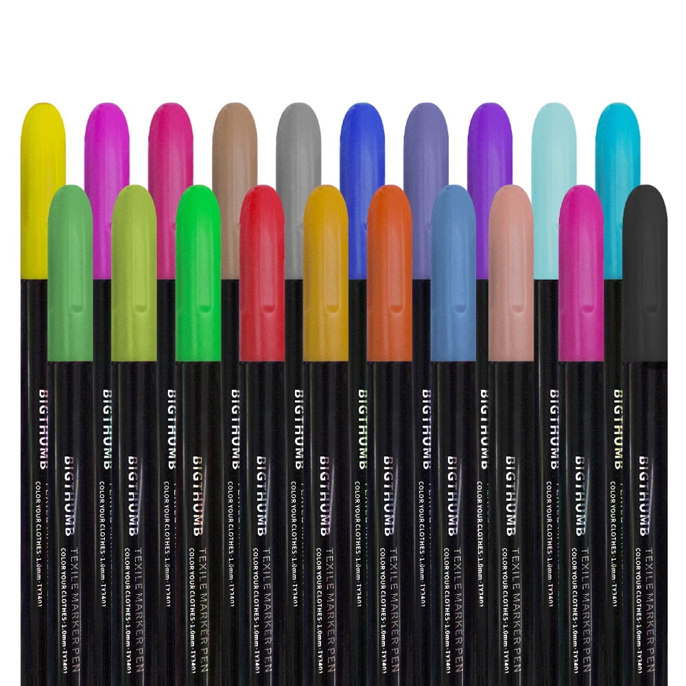 Click here for Zootealy 20-Color Fabric Markers Set For Diy Fabri... prices