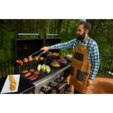 Pit Boss Canvas & Leather Grilling Apron with Pockets and Bottle Opener ...
