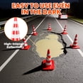 Parking Position Cone 36in, 12 Unit Pack, Red PVC, Stackable Structure ...