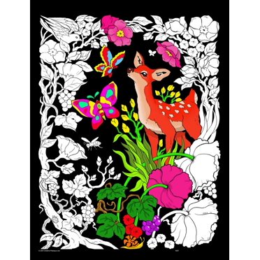Color-In Velvet Posters, 16" x 20" - Walmart.com