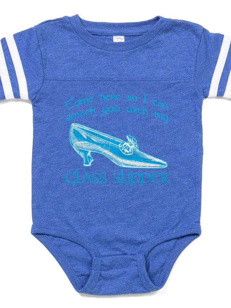CafePress - Smack You Glass Slipper - Cute Infant Baby Football ...