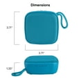 onn. Teal Sachet Rugged Mini Wireless Bluetooth Speaker with TWS ...