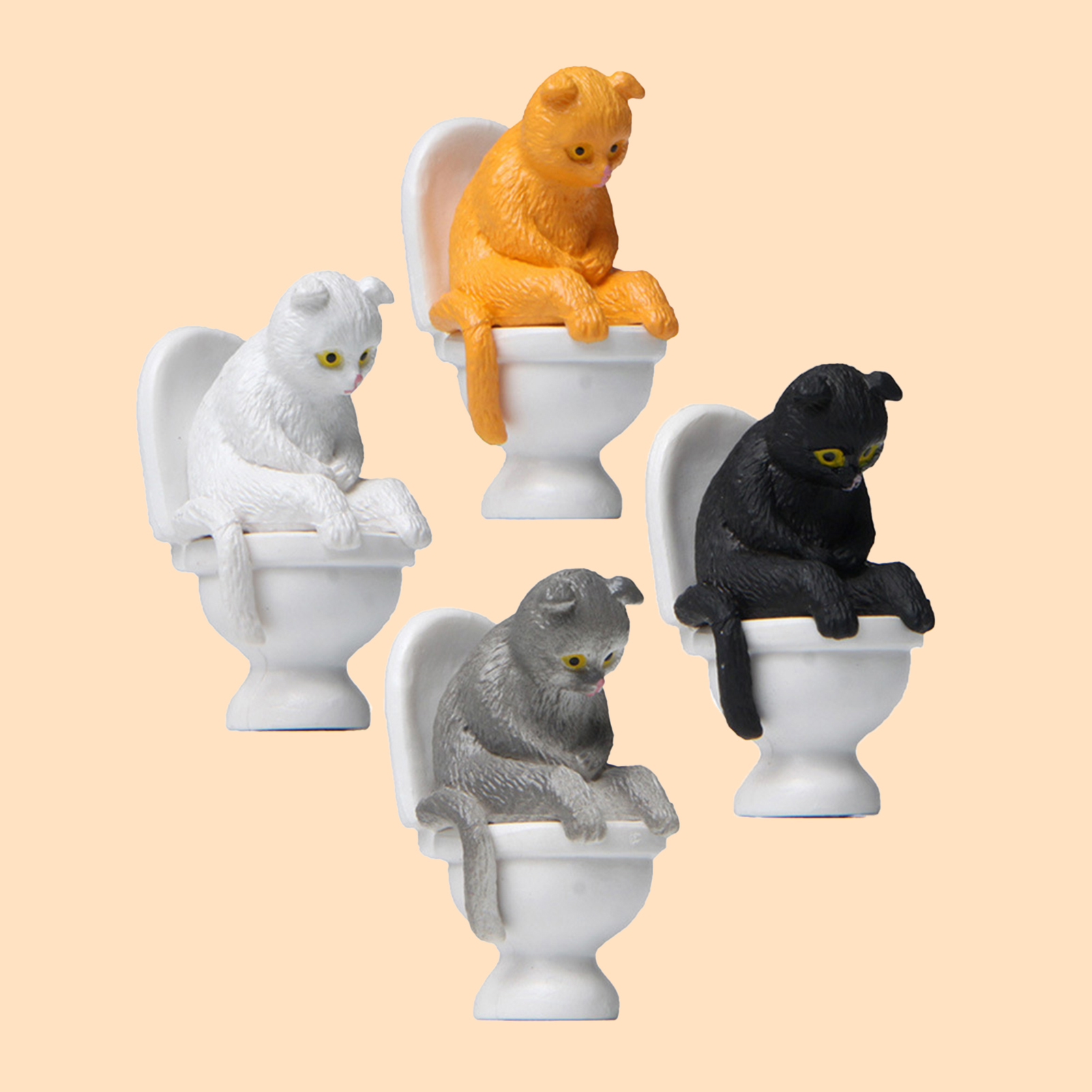 Highly-Simulated Miniature Cat Model Toy with Vivid Expression, Perfect ...