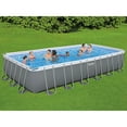 Bestway: Power Steel - Rectangular Swimming Pool Set - 24' x 12' x 52 ...