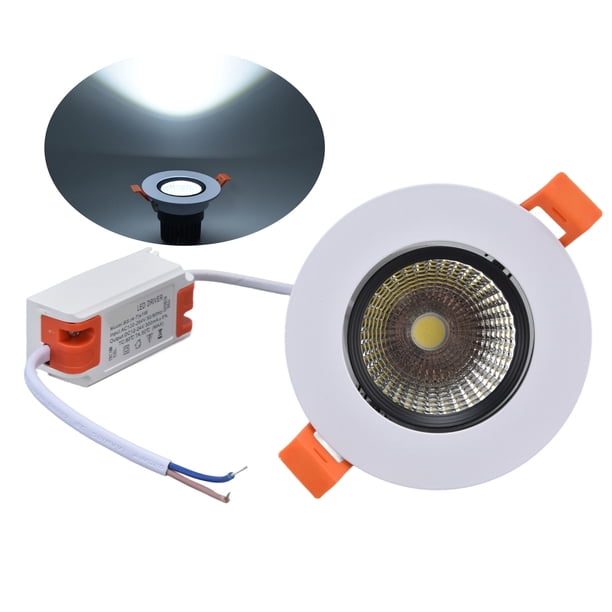 Luz de techo COB, Downlight LED 7W 630lm COB Foco empotrado LEDCOB ...