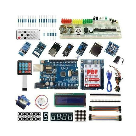 Project Starter Kit I2C 1602 LCD Servo Gas LCD Module Starter Kit ...