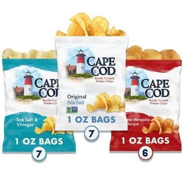 Cape Cod 40% Less Fat Sweet Mesquite Barbeque Kettle Cooked Potato ...