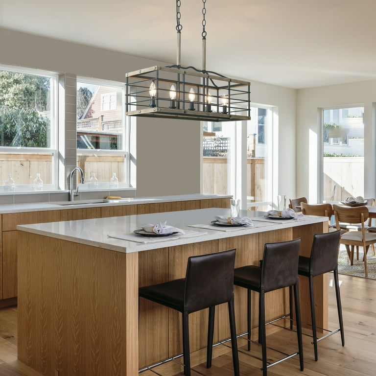 Transitional Linear Kitchen Island Lighting