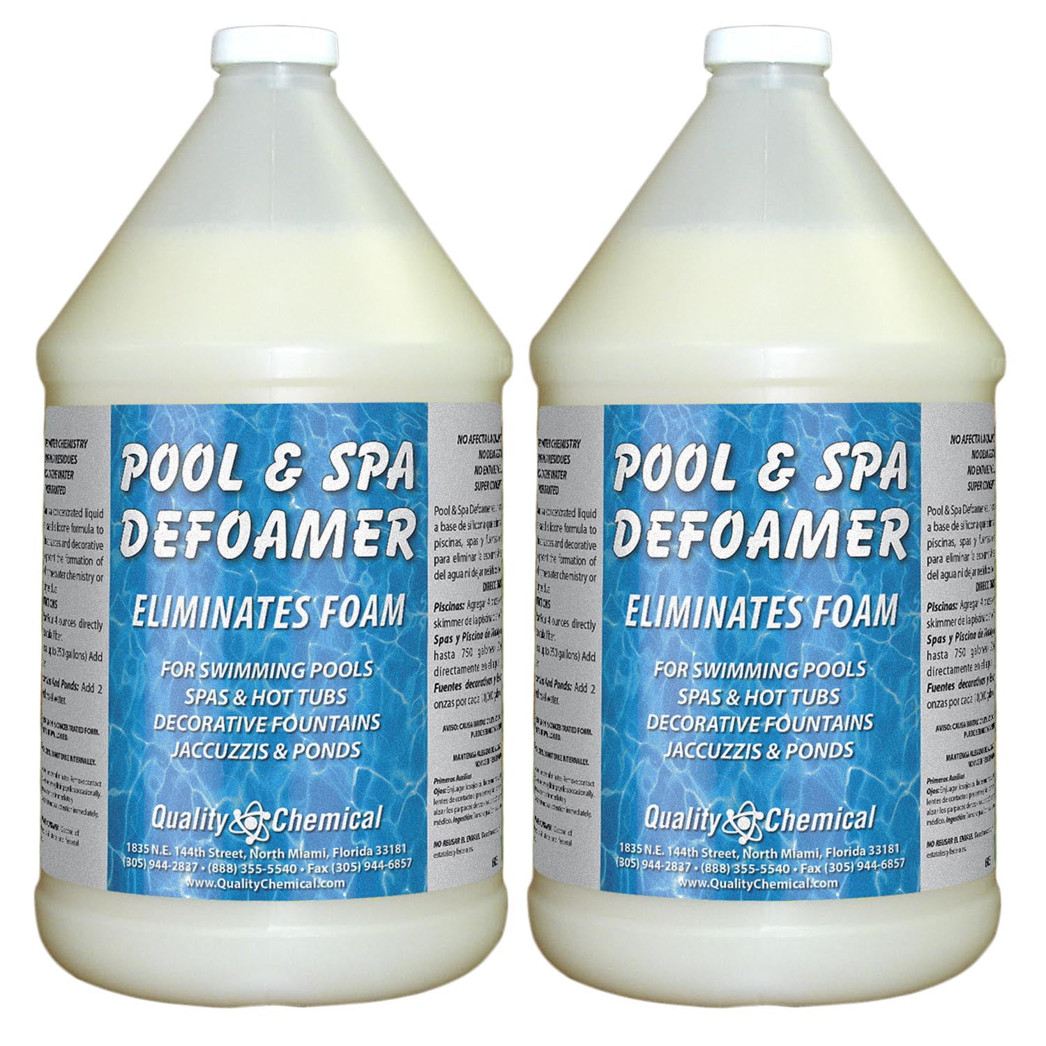 Pool & Spa Defoamer Concentrate - 2 gallon case - Walmart.com