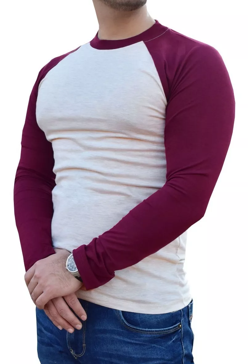 Playera Manga Ranglan Manga Larga Lisa | Bodega Aurrera en línea