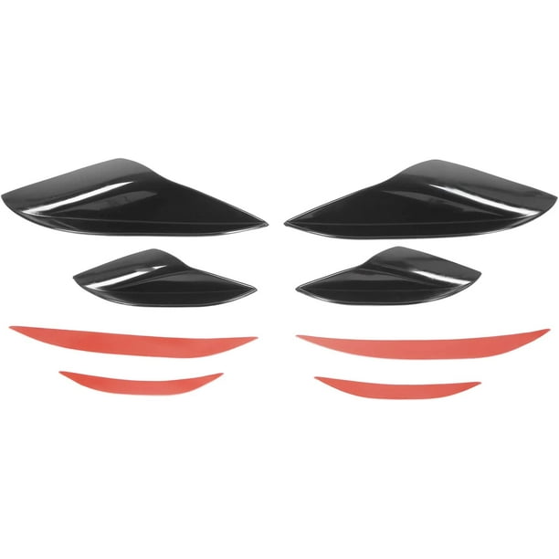 Bumper Fin, 4 Piece Rubber Bumper Spoiler Lip Easy and Lightweight ...