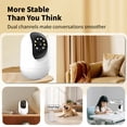 AI Wireless Security Camera 1296P FHD Dual Band WiFi Color Night Vision ...