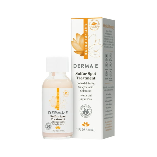 DERMA E Sulfur Spot Treatment, 1 oz - Walmart.com
