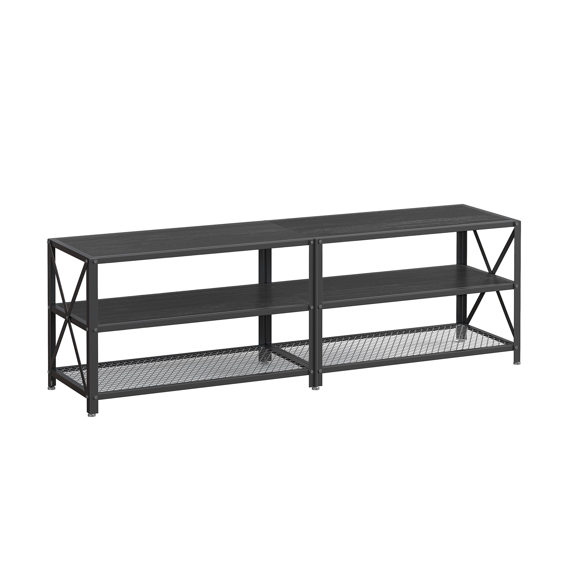 VASAGLE TV Stand for TV up to 70 Inches, TV Bench, Entertainment Center ...