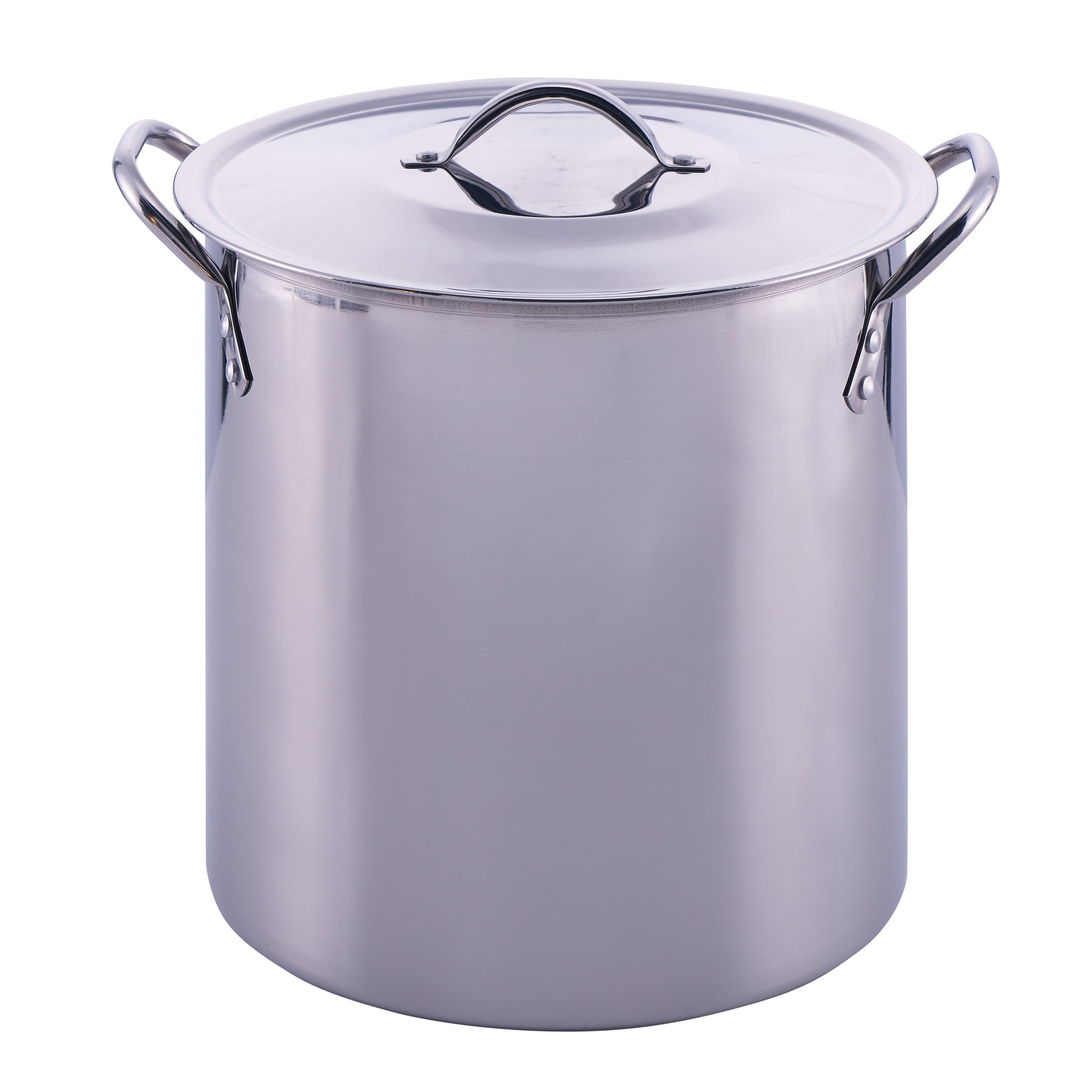 Mainstays 16 Quart Stock Pot With Lid Stainless Steel Walmart Mainstays 16 Quart Stock Pot With Lid Stainless Steel Walmart