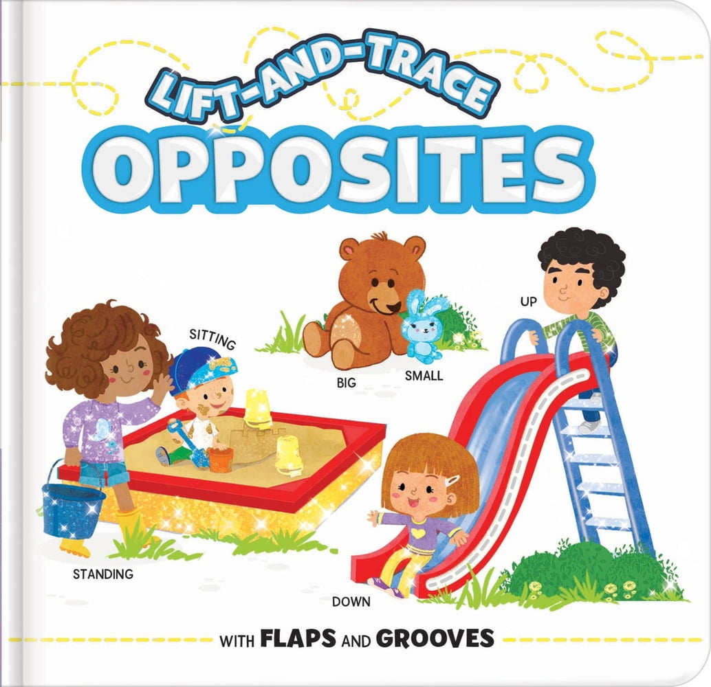 Pre-Owned Lift-And-Trace: Opposites: With Flaps and Grooves (Board book ...
