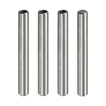 M5 Internal Thread Dowel Pin 4 Pack 8x80mm Chamfering Flat Carbon Steel ...