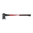 Hyper Tough 3.5 lb. Single Bit Axe with Double Injection Fiberglass 34 ...