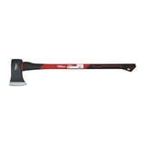 Hyper Tough 3.5 lb. Single Bit Axe with Double Injection Fiberglass 34 ...