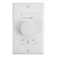 2) Rockville VOL70100 White 100 Watt 70v Wall Volume Control Zone ...