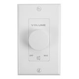 2) Rockville VOL70100 White 100 Watt 70v Wall Volume Control Zone ...