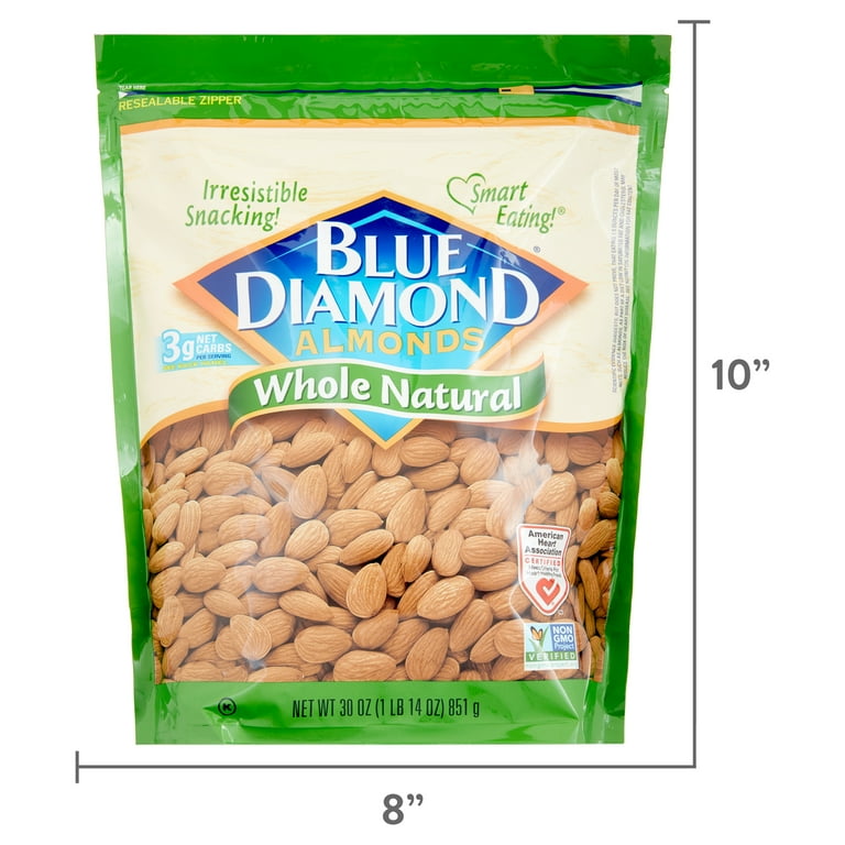 Raw Blue Diamond Almonds